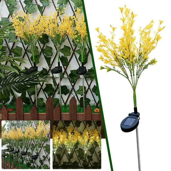 Kuroiy Solar Rape Flower LED Outdoor Garden Light | Decorative ...