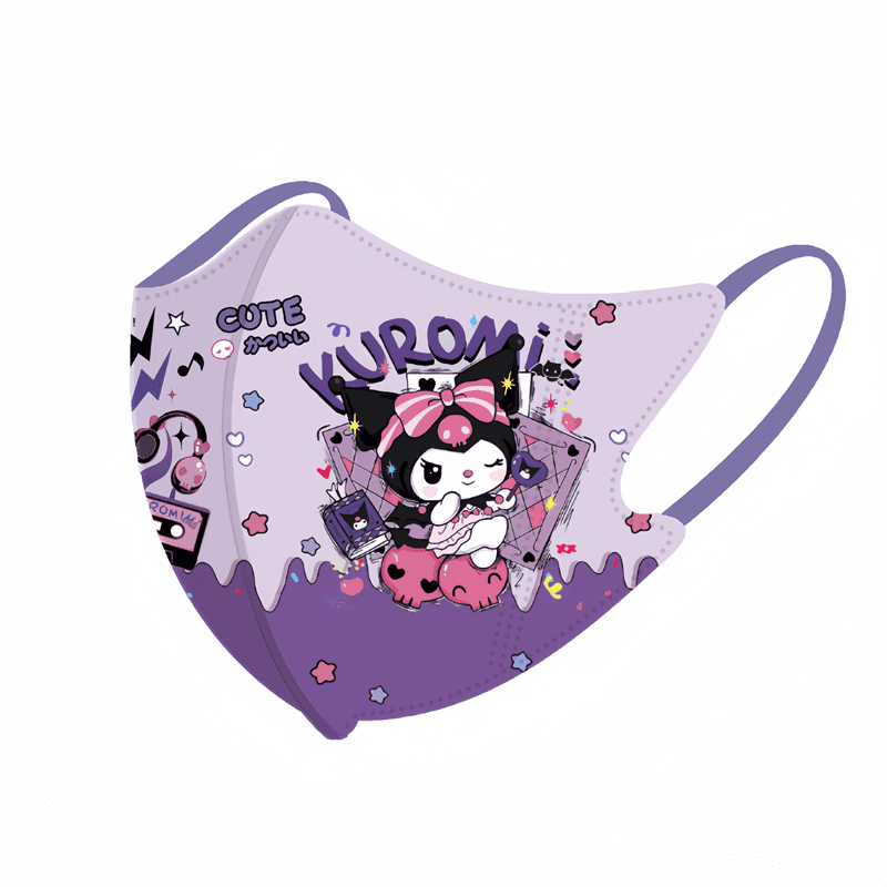 Kuromi 3-12 years old 3D stereoscopic children's mask individually ...