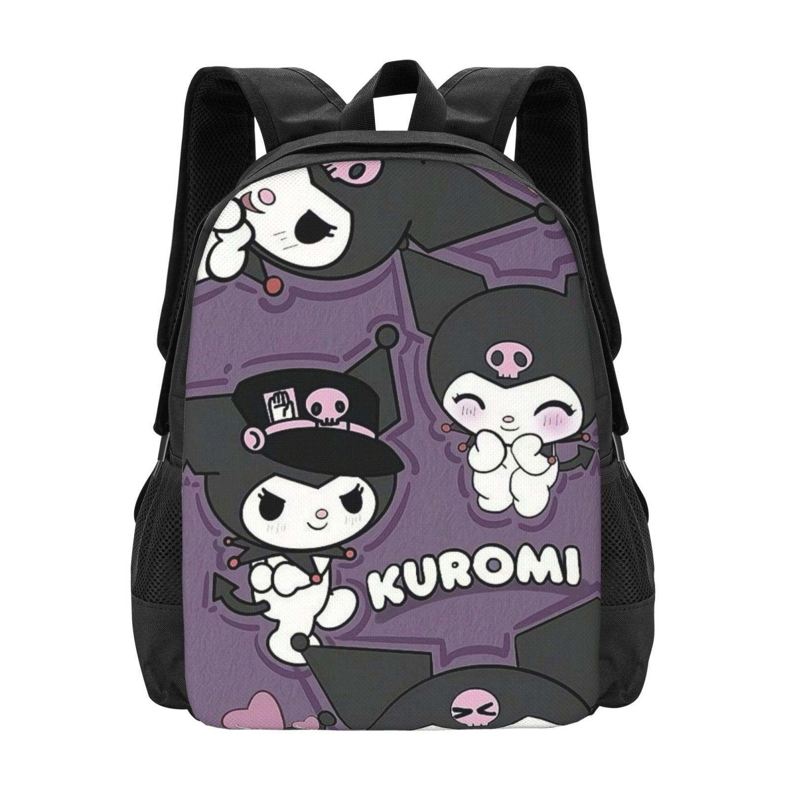Kuromi 3D Printed Anime Backpack,Lightweight Casual Capacity Travel ...