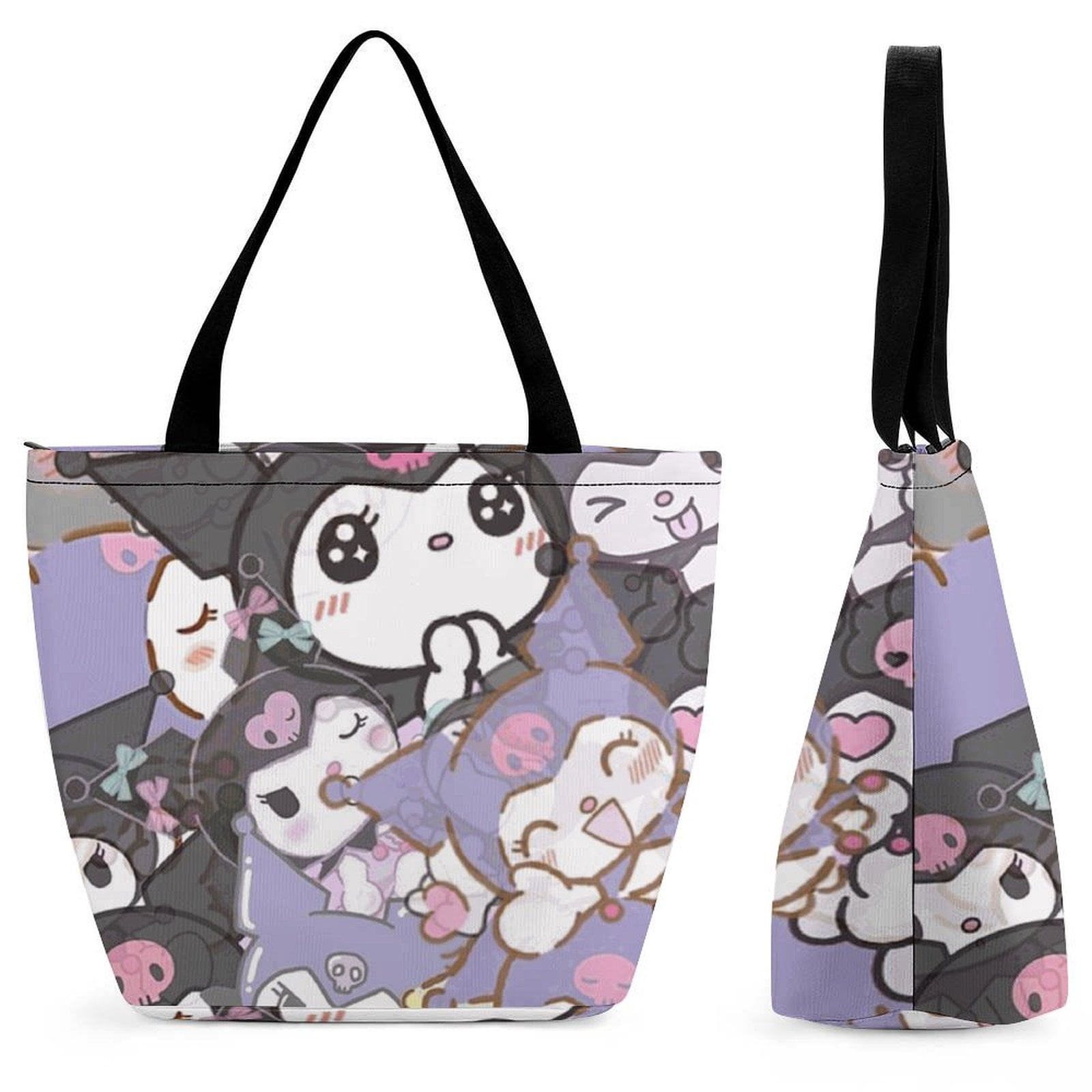 Kuromi (6) Large Vacation Theme Park Purse, Travel Bag, Gym Bag, Work ...