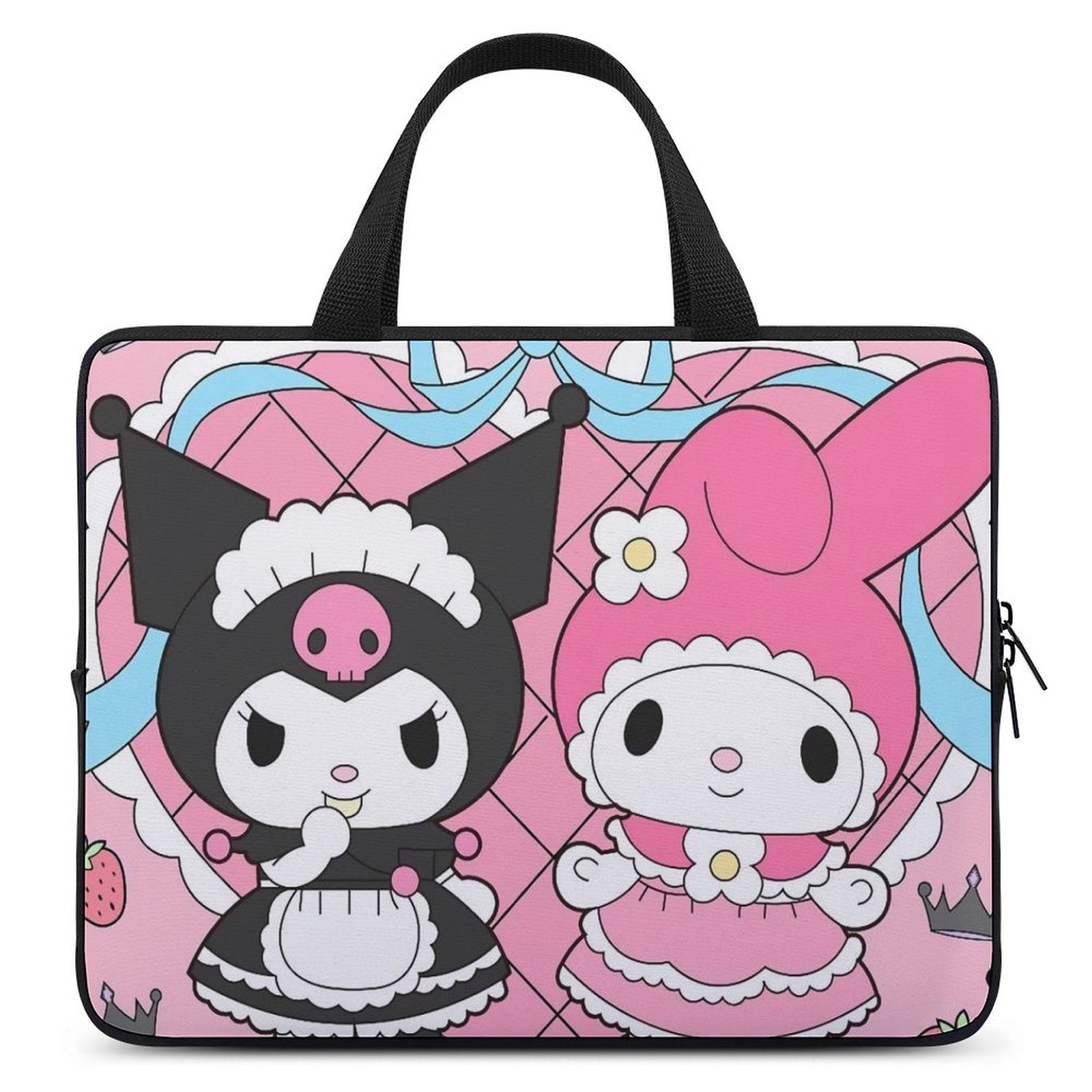 Kuromi And Melody Heart 15 Inch Laptop Bag,Expandable Computer Bag ...