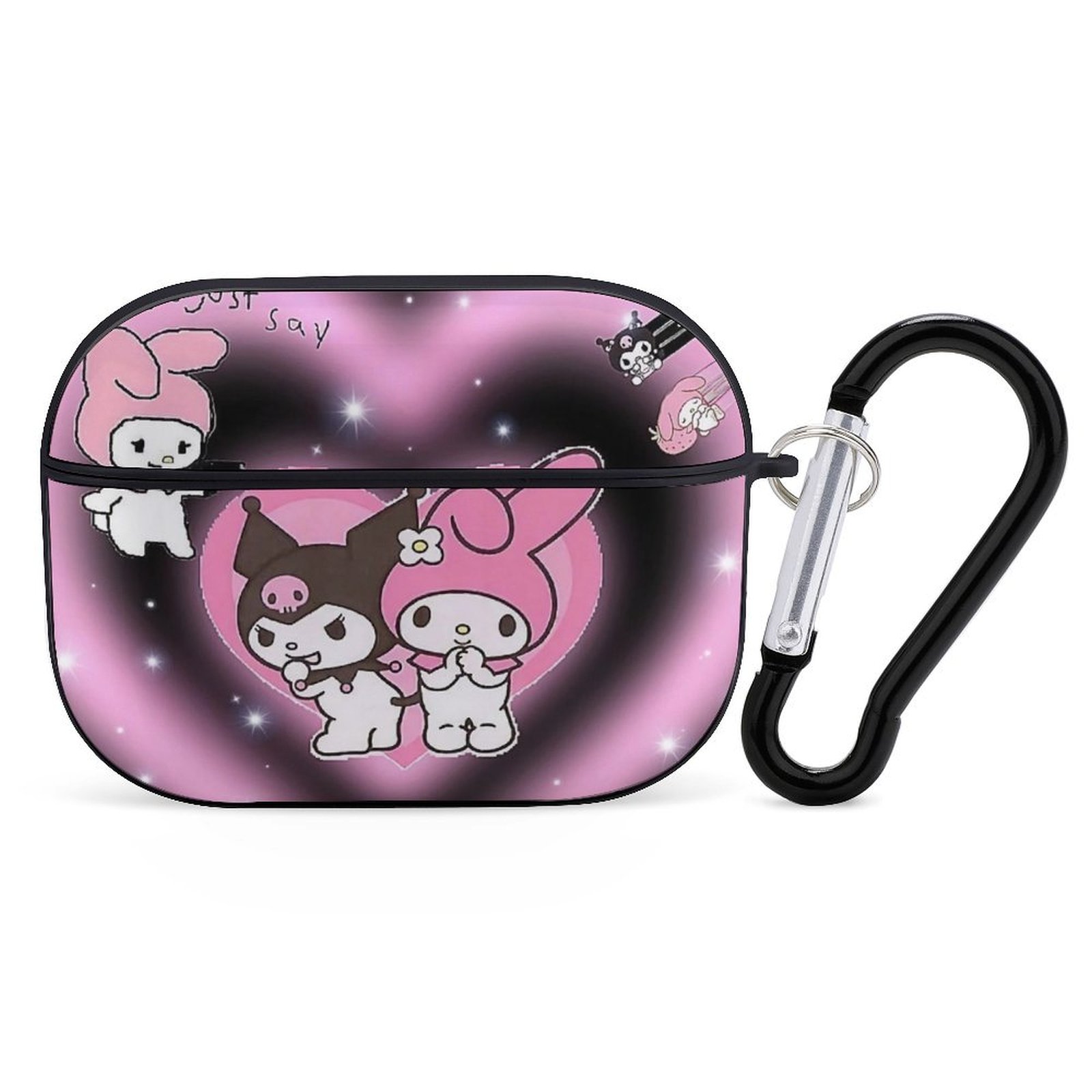 Kuromi And Melody Heart Case for AirPods Pro Case 2nd 1st Generation ...