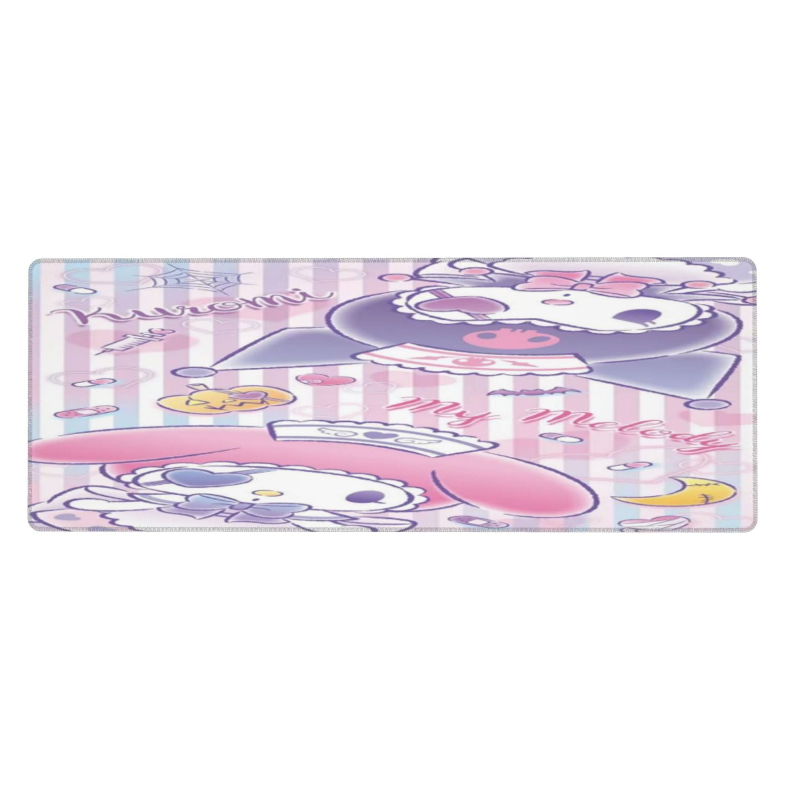 Kuromi And Melody Mouse Pad Desk Mat Large Keyboard Pad Non-Slip ...
