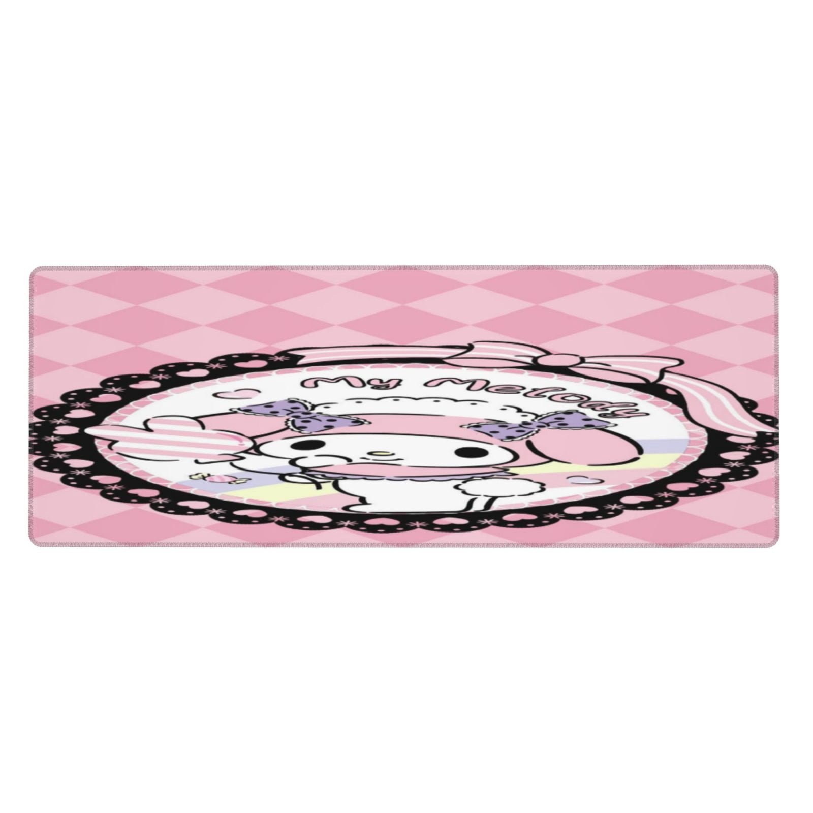 Kuromi And Melody Mouse Pad Desk Mat Large Keyboard Pad Non-Slip ...