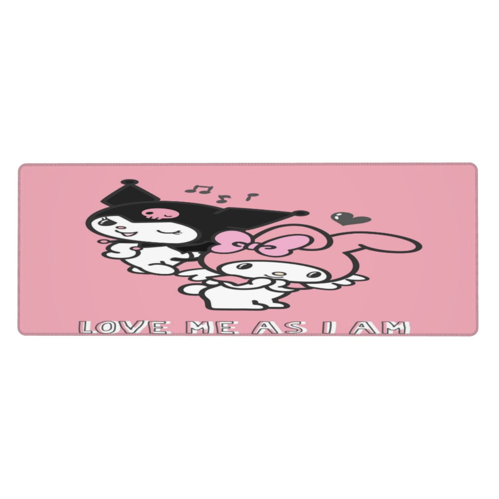 Kuromi And Melody Mouse Pad Desk Mat Large Keyboard Pad Non-Slip ...