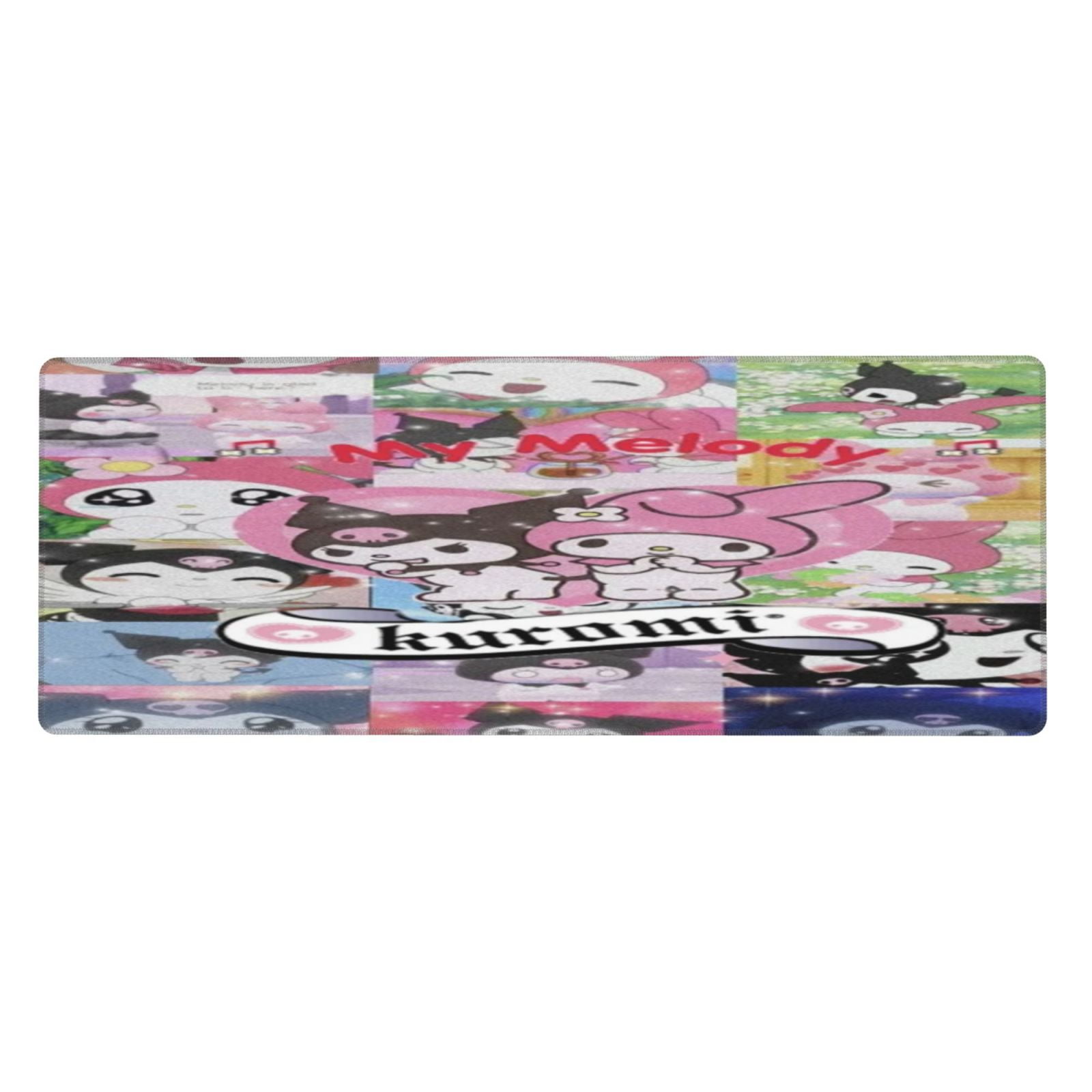 Kuromi And Melody Mouse Pad Desk Mat Large Keyboard Pad Non-Slip ...