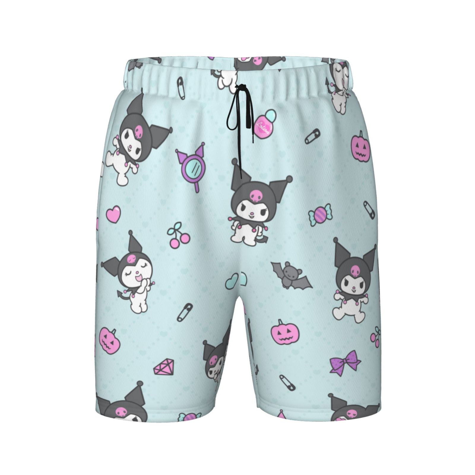 Kuromi And My Melody Boys Swim Trunks Quick Dry Boards Shorts For Kids ...