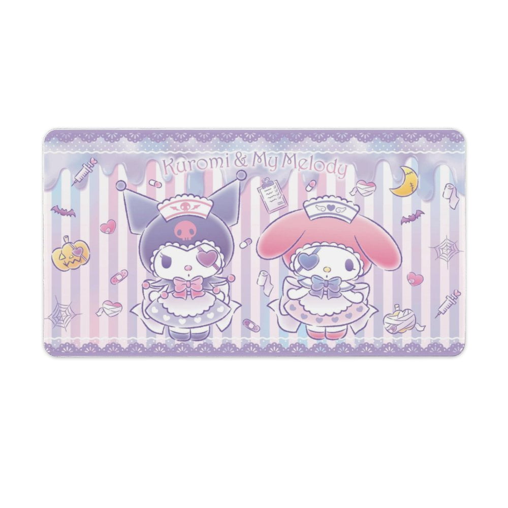 Kuromi And My Melody Desk Mat, Large Desk Pad Large Mouse Pad Desk ...
