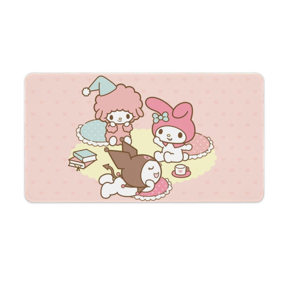 Kuromi And My Melody Desk Mat, Large Desk Pad Large Mouse Pad Desk ...