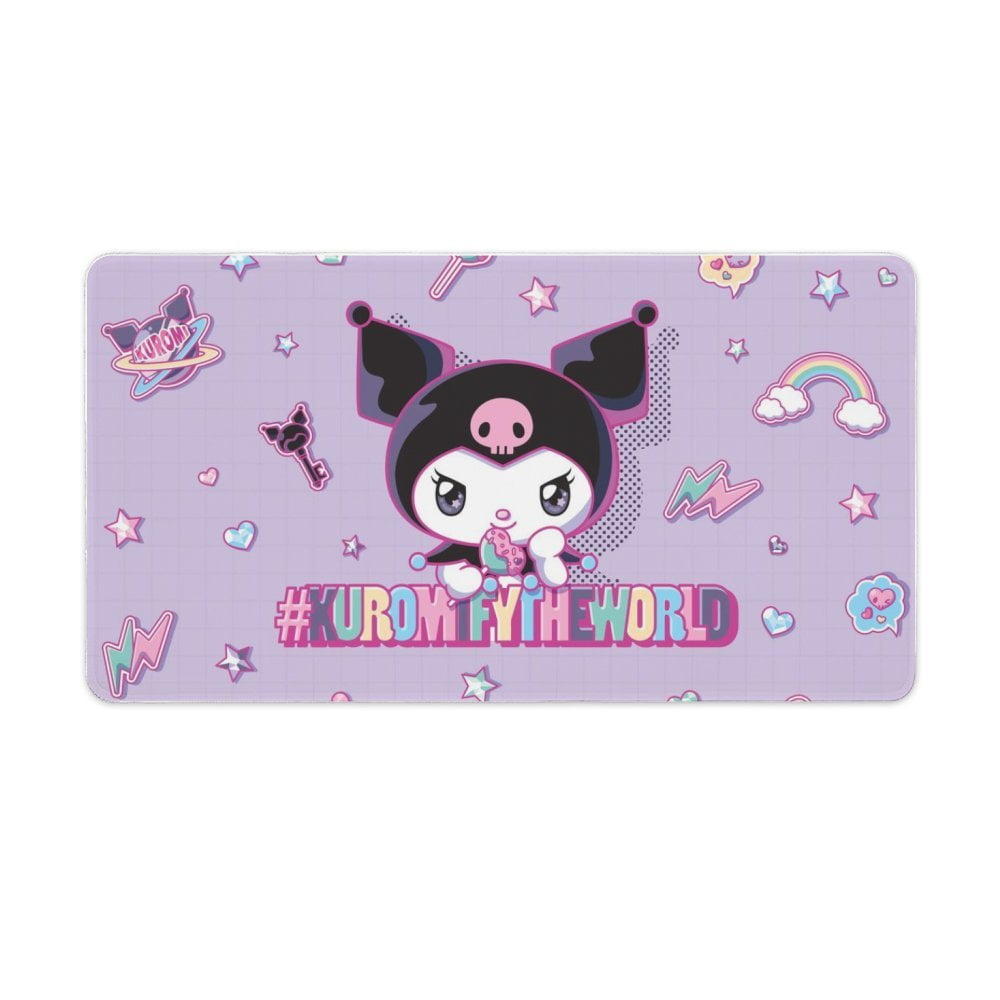 Kuromi And My Melody Desk Mat, Large Desk Pad Large Mouse Pad Desk ...