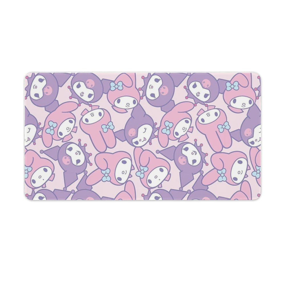 Kuromi And My Melody Desk Mat, Large Desk Pad Large Mouse Pad Desk ...