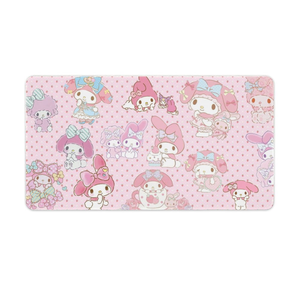 Kuromi And My Melody Desk Mat, Large Desk Pad Large Mouse Pad Desk ...