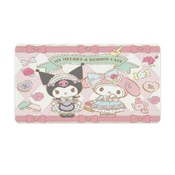 Kuromi And My Melody Desk Mat, Large Desk Pad Large Mouse Pad Desk ...