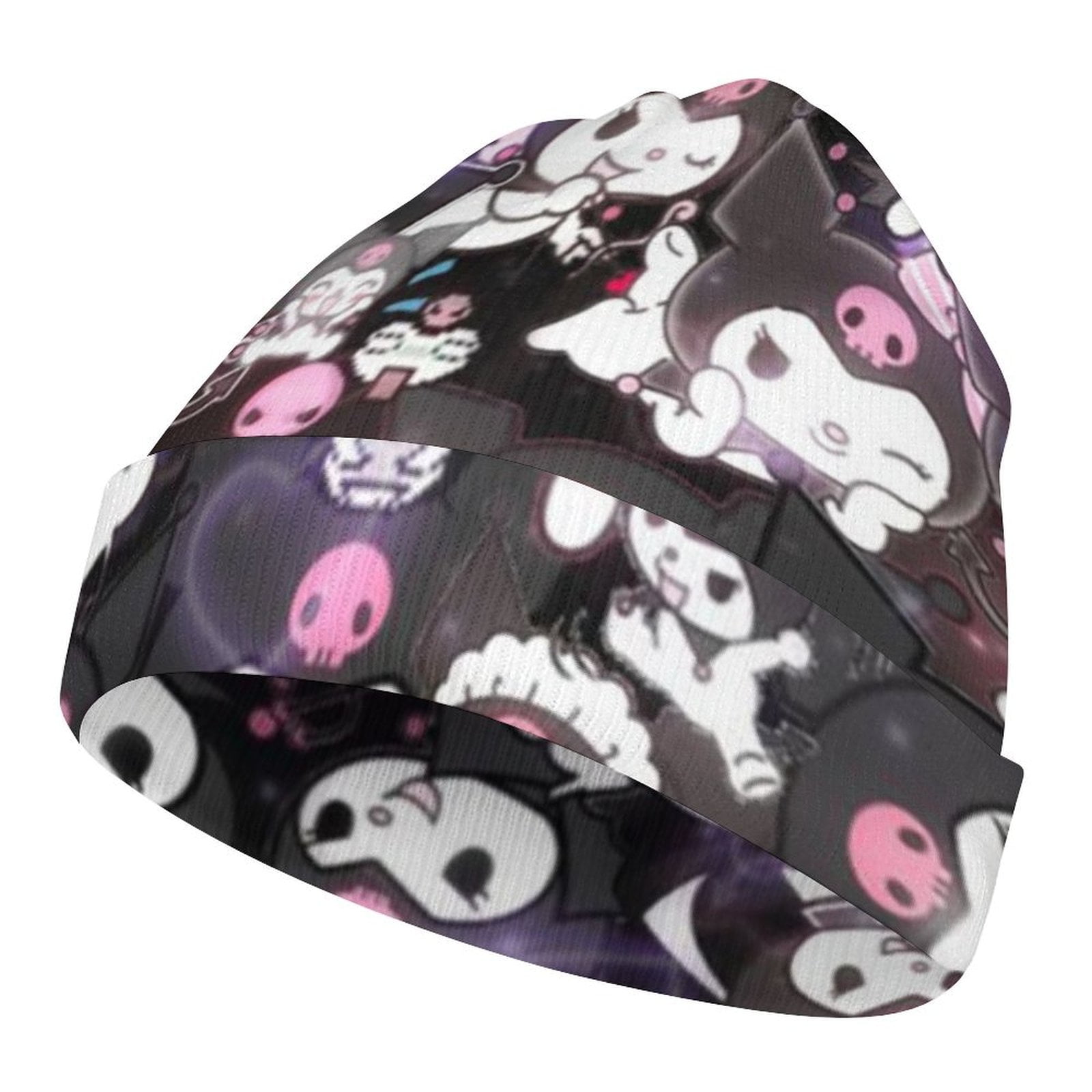 Kuromi And My Melody Winter Beanie Hats for Boys Girls, Warm Cozy ...