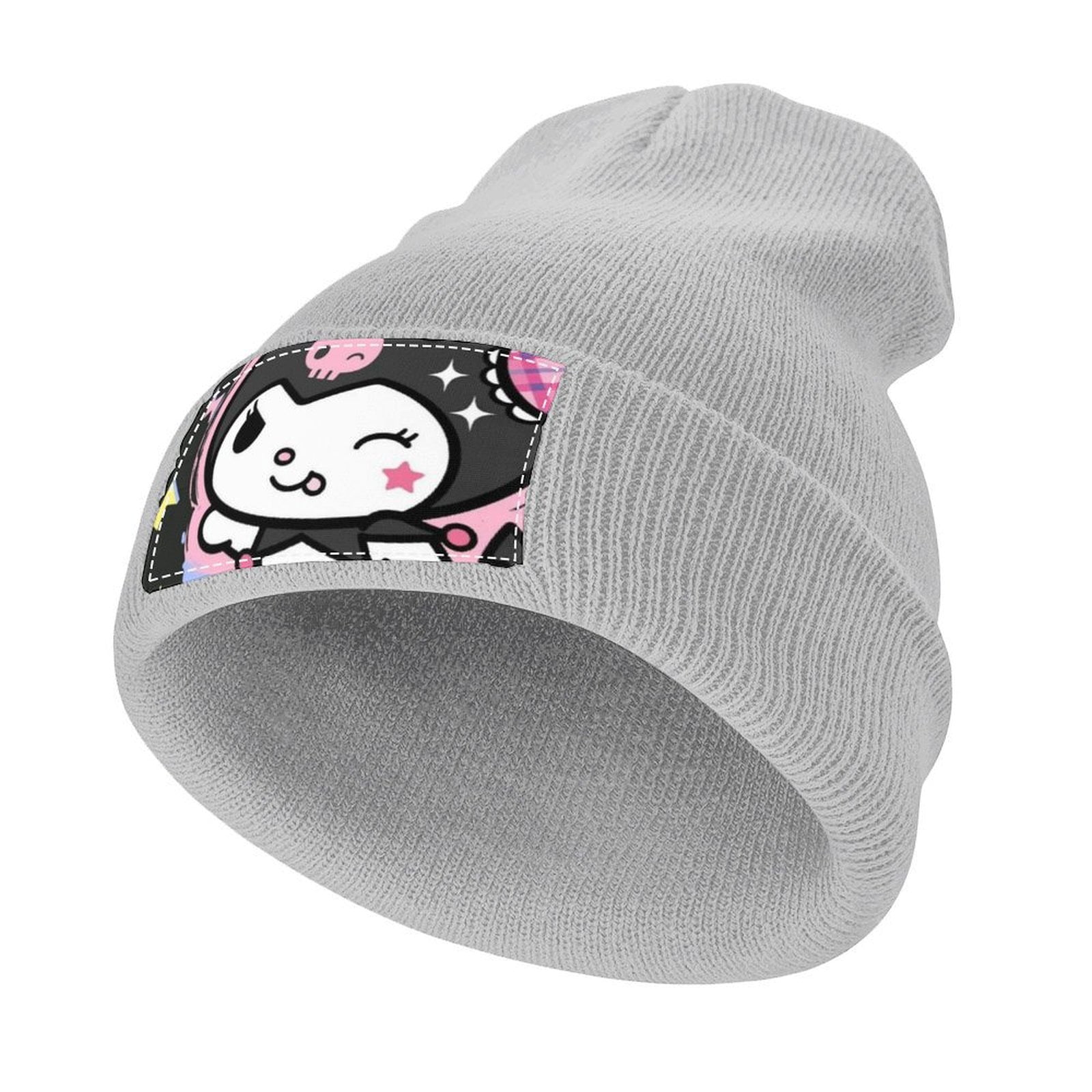 Kuromi And My Melody Winter Beanie Hats for Men Women, Warm Cozy ...