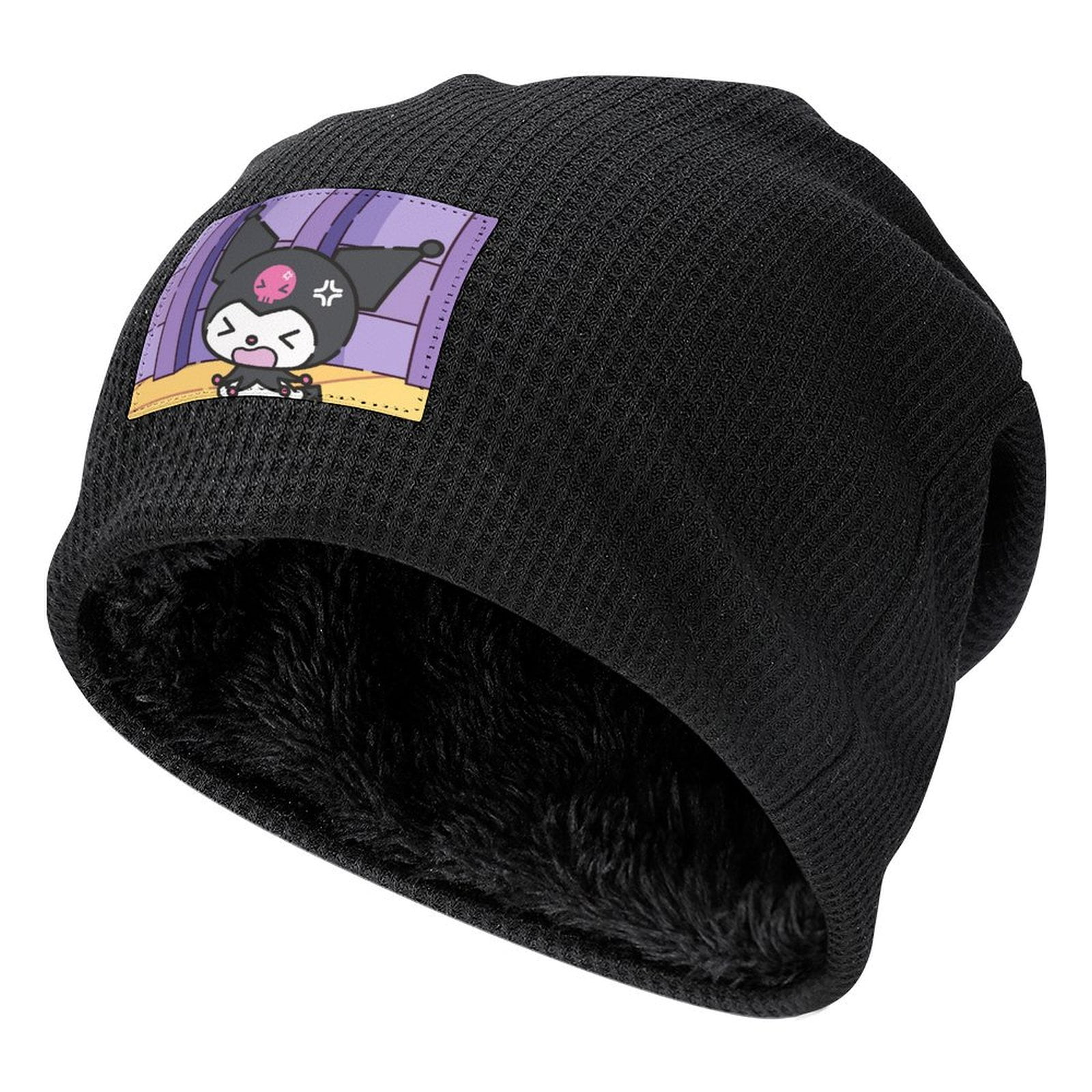 Kuromi And My Melody Winter Beanie Hats for Men Women, Warm Cozy ...