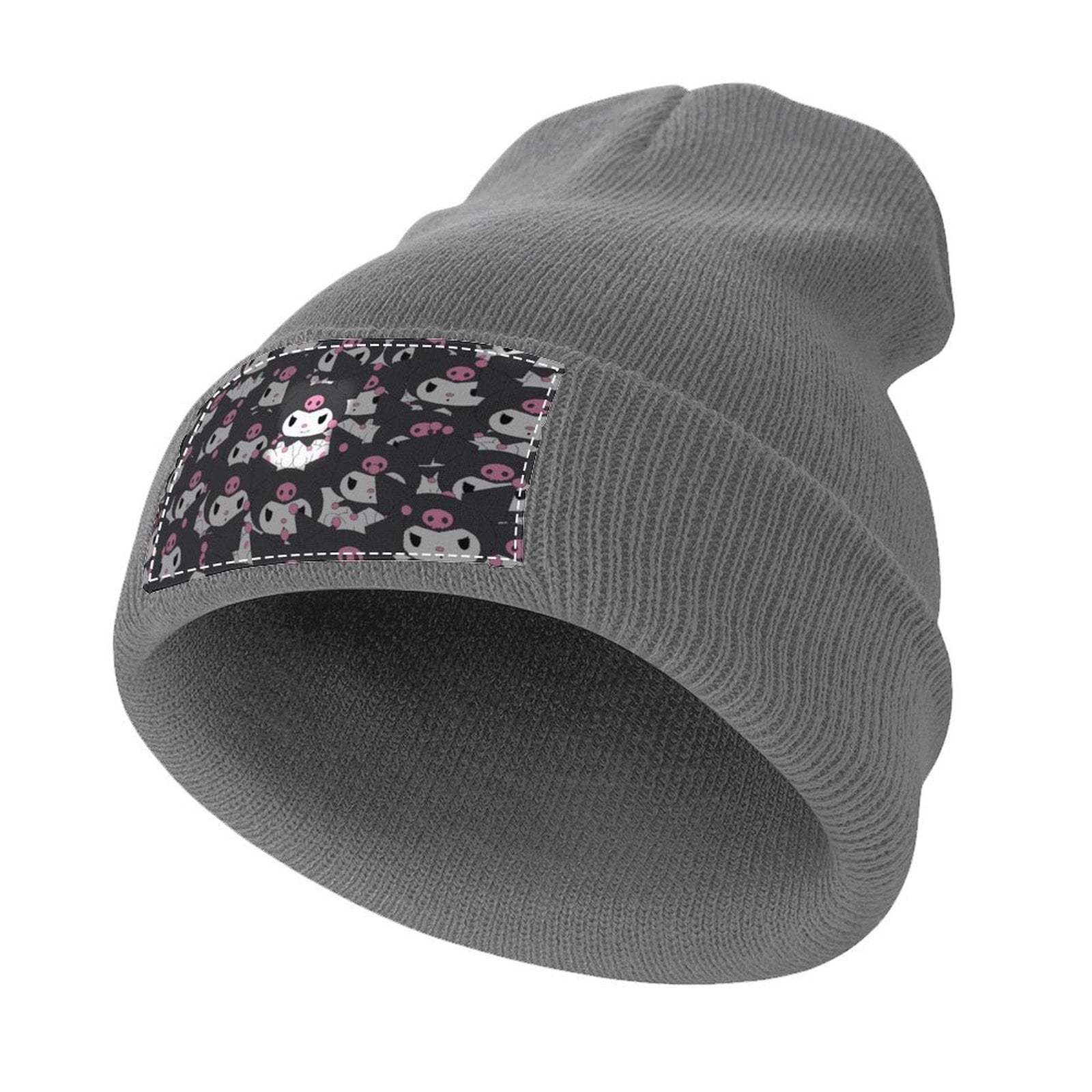 Kuromi And My Melody Winter Beanie Hats for Men Women, Warm Cozy ...