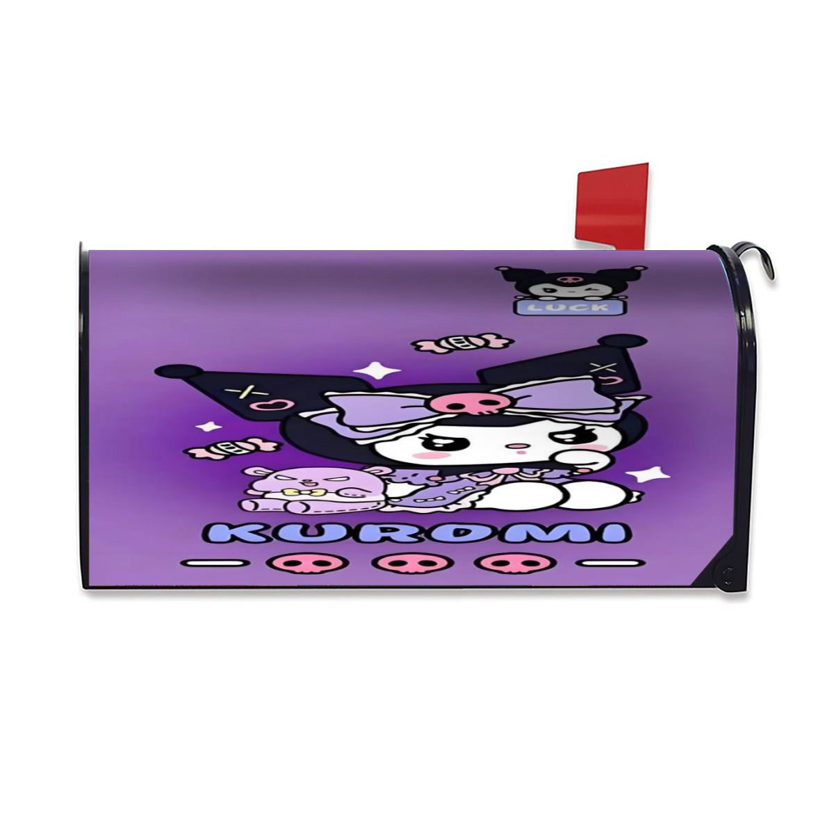 Kuromi Animation mailbox cover both sides customized, personalized post ...