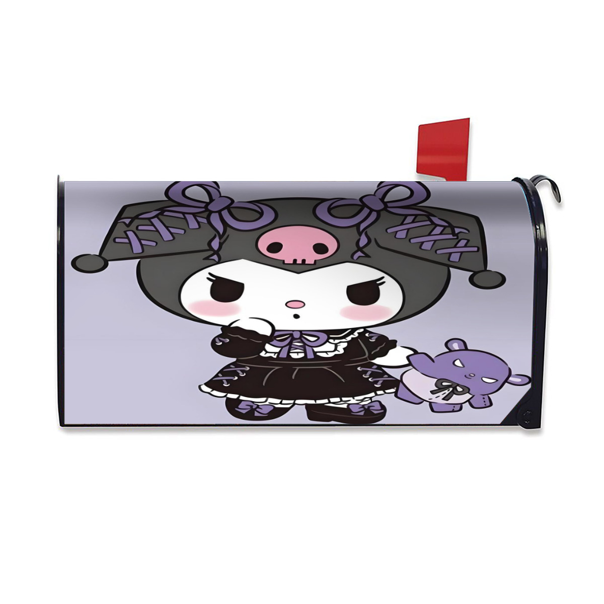 Kuromi Animation mailbox cover both sides customized, personalized post ...