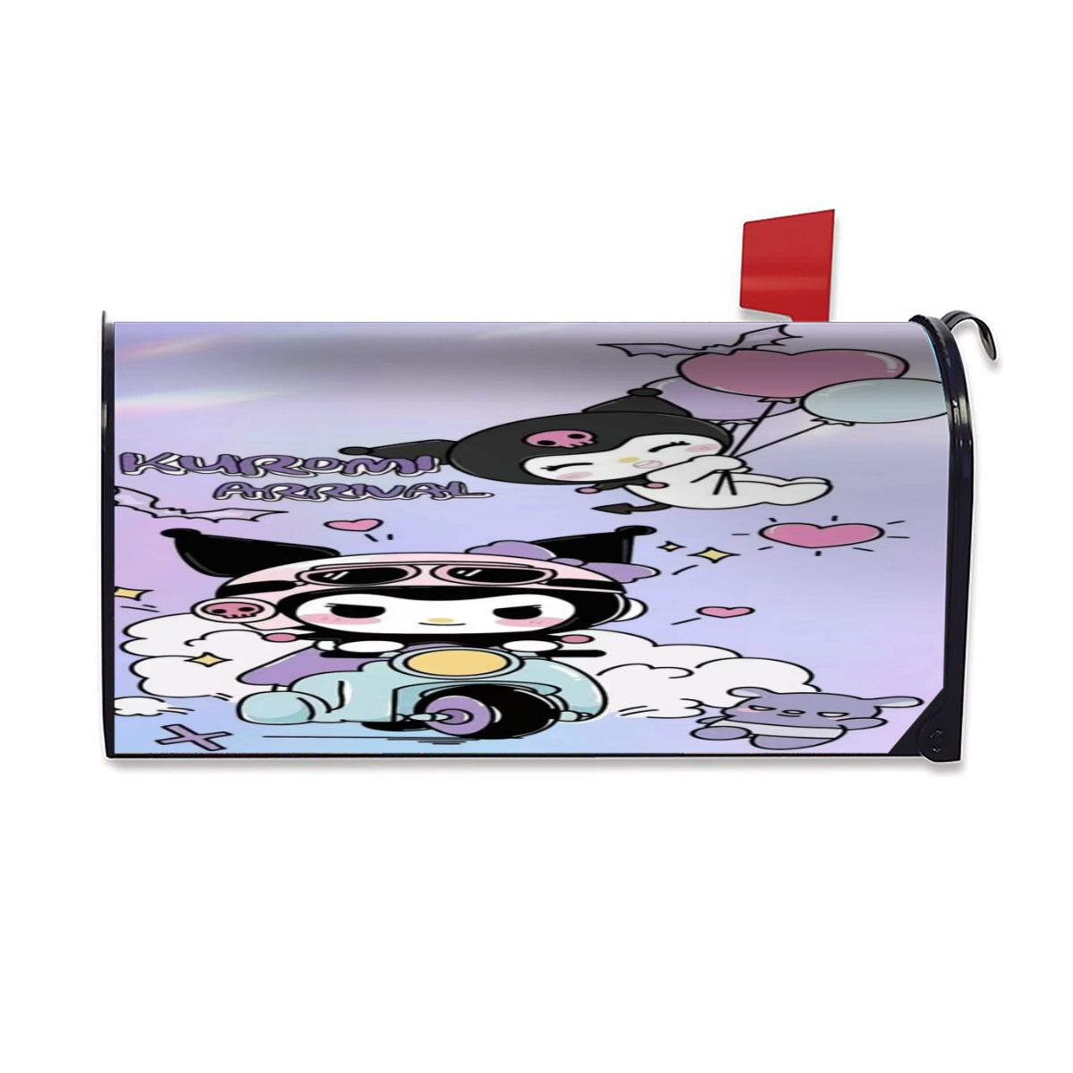 Kuromi Animation mailbox cover both sides customized, personalized post ...