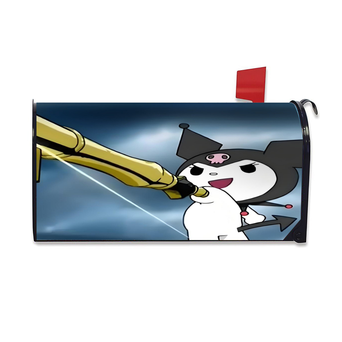 Kuromi Animation mailbox cover both sides customized, personalized post ...