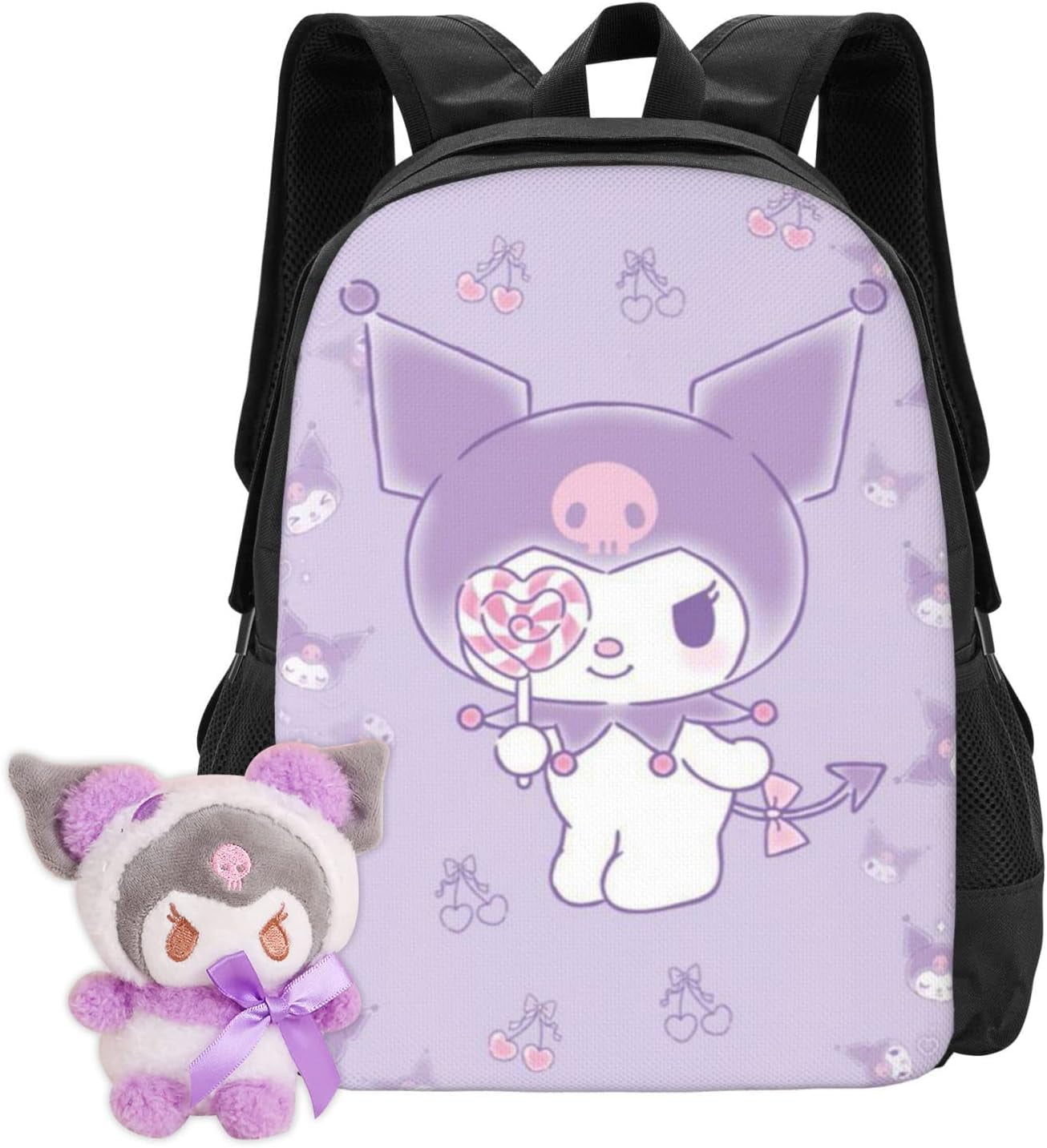 Kuromi Anime Backpack For Anime Fans Cartoon Laptop Bag Cartoon Cosplay ...