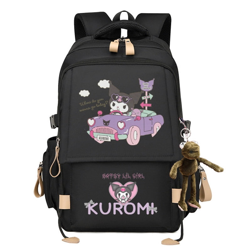 Kuromi Anime Backpack For Women Men, Fashion Daypack, Classic High ...