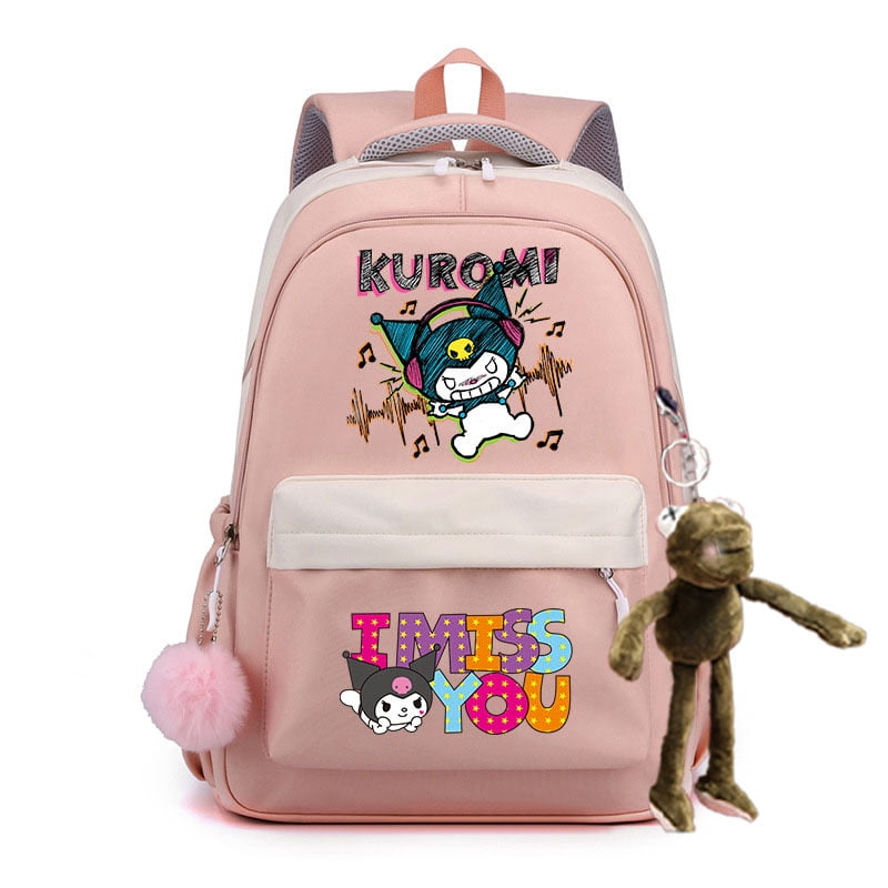 Kuromi Anime Backpack For Women Men, Fashion Daypack, Classic High ...