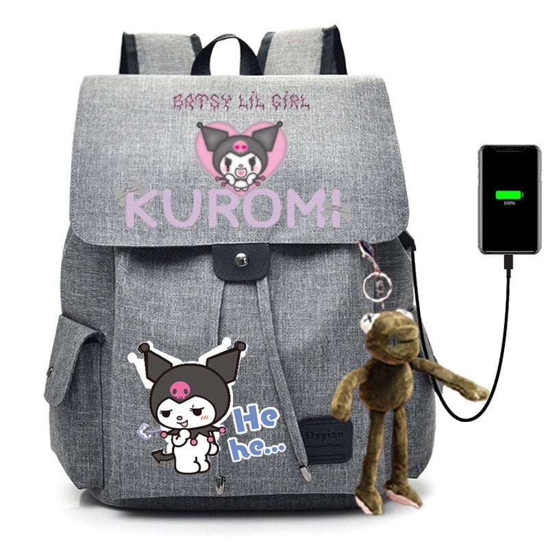 Kuromi Anime Backpacks Cartoon Laptop Backpack Daypack 3D Printed for ...