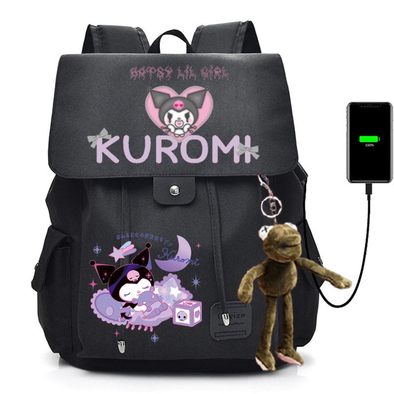Kuromi Anime Backpacks Cartoon Laptop Backpack Daypack 3D Printed ...