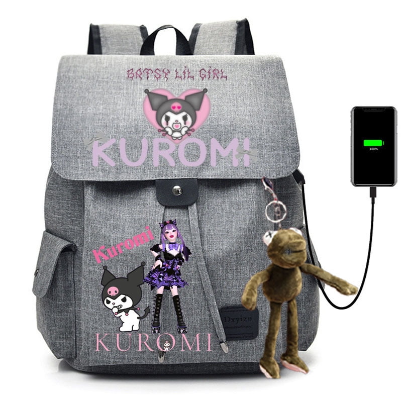 Kuromi Anime Backpacks Cartoon Laptop Backpack Daypack 3D Printed ...