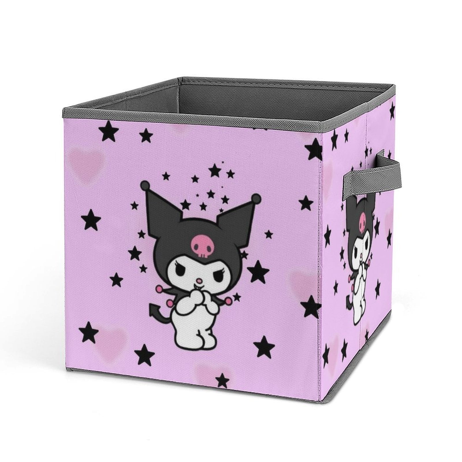 Kuromi Anime Cartoon Cube Storage Bins, 10.6 Cube Storage Organizer ...