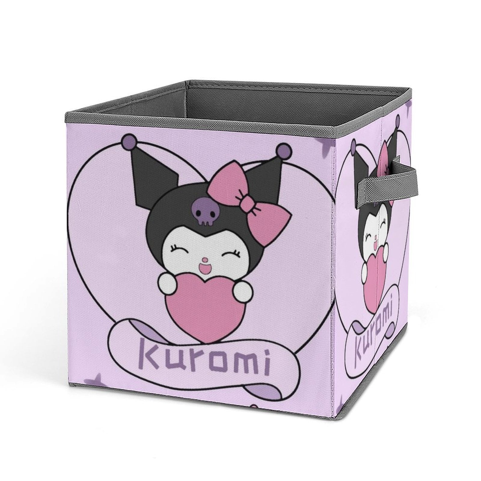 Kuromi Anime Cartoon Cube Storage Bins, 10.6 Cube Storage Organizer ...