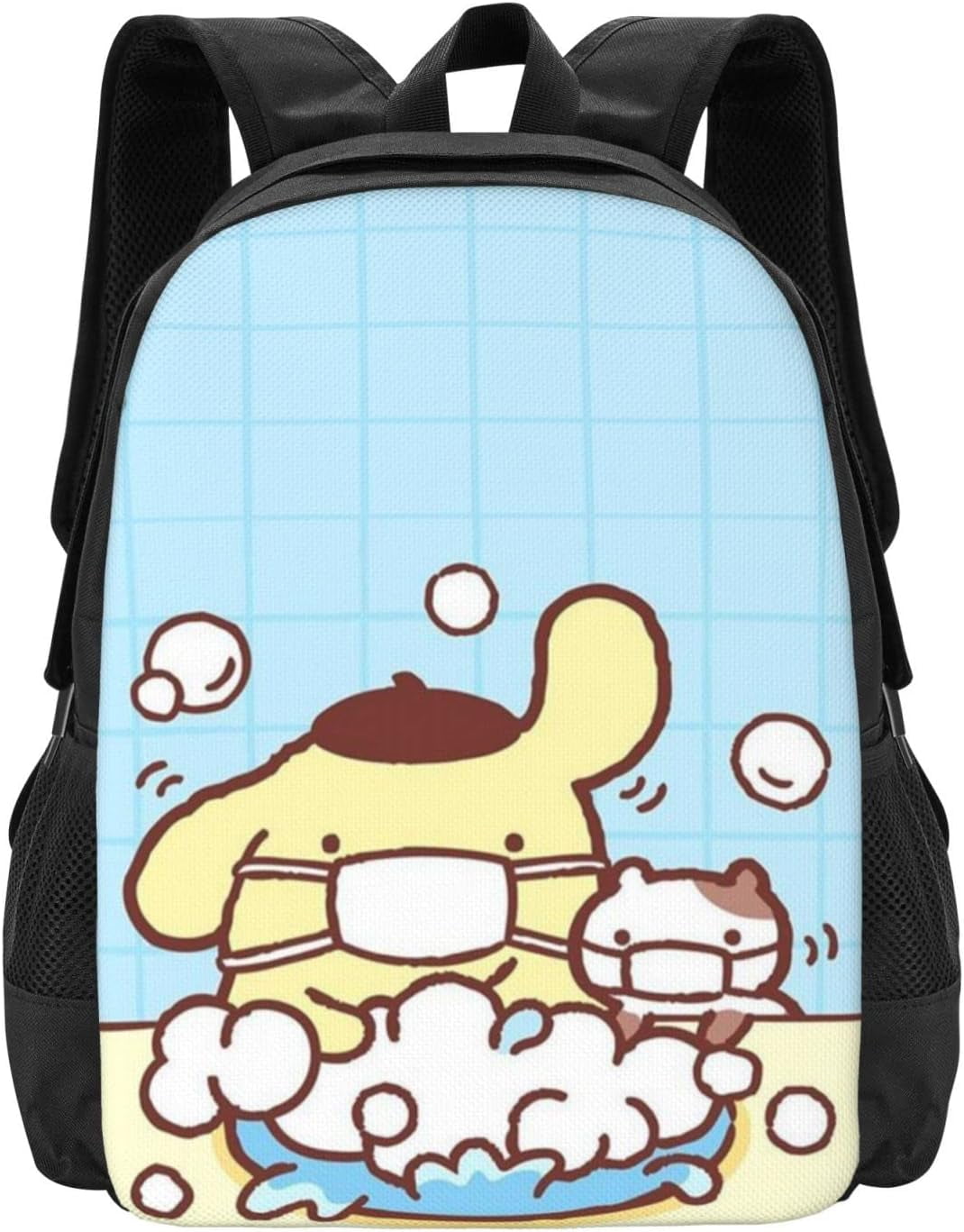 Kuromi Anime Kawaii Backpack For Women Cute Pompompurin Backpacks ...