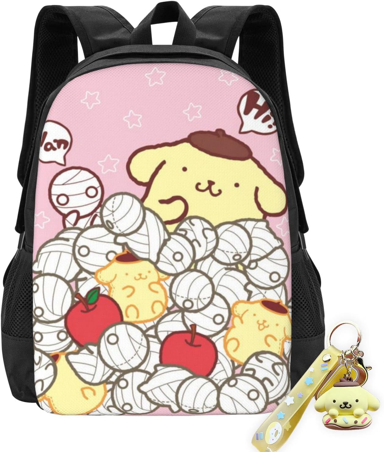 Kuromi Anime Pompompurin Backpack Double Strap Cartoon Character Kawaii ...