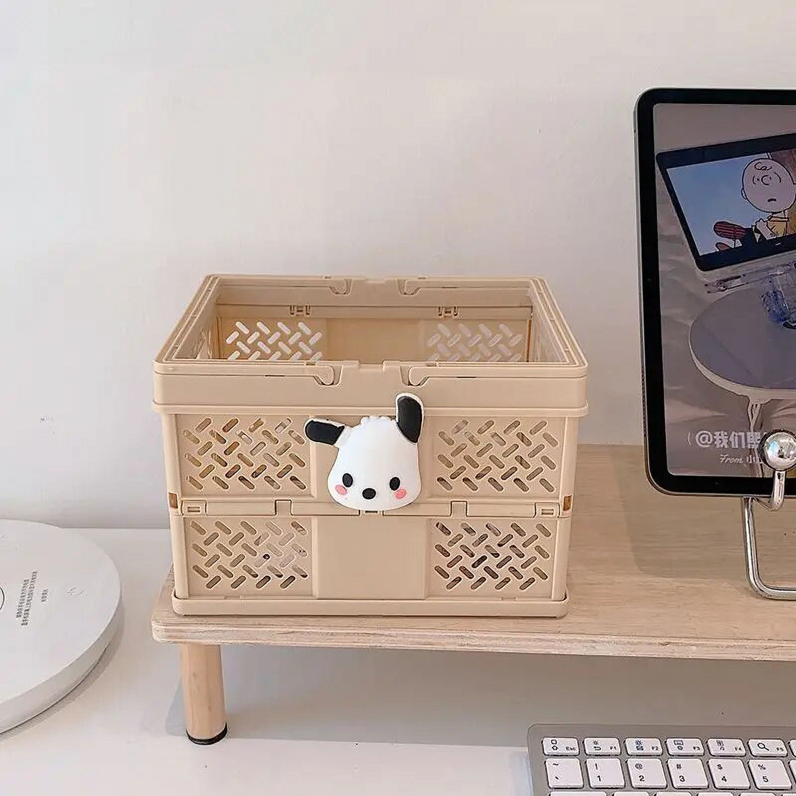 Kuromi Anime Storage Box Kawaii Sanrio Cinnamoroll Sweet Desktop ...