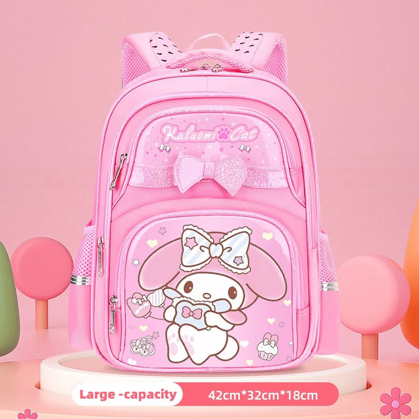 Kuromi Anime Waterproof Backpack, Large Capacity & Durable Melody ...