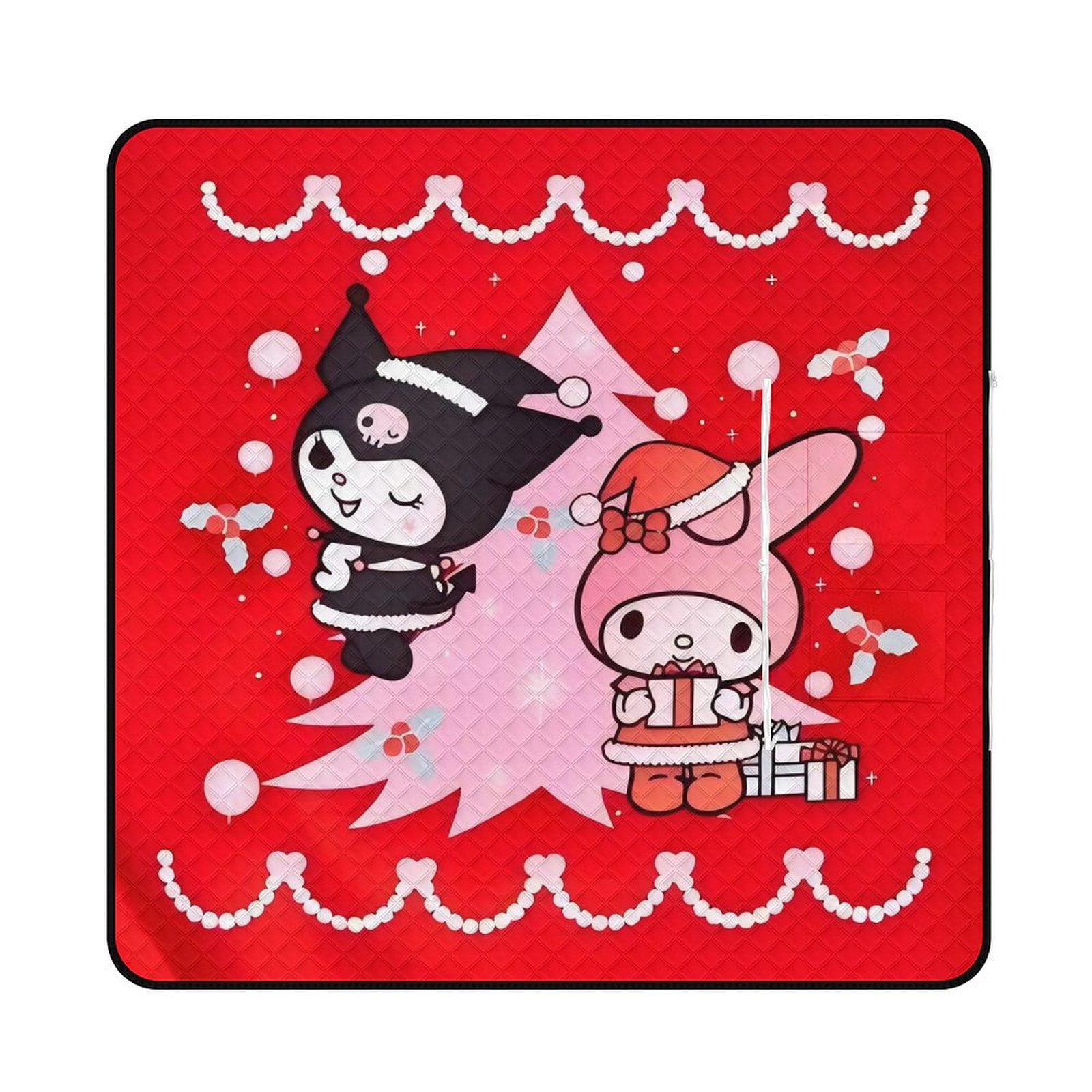 Kuromi Anime Waterproof Foldable Beach Blanket Picnic Mat Tote Perfect ...