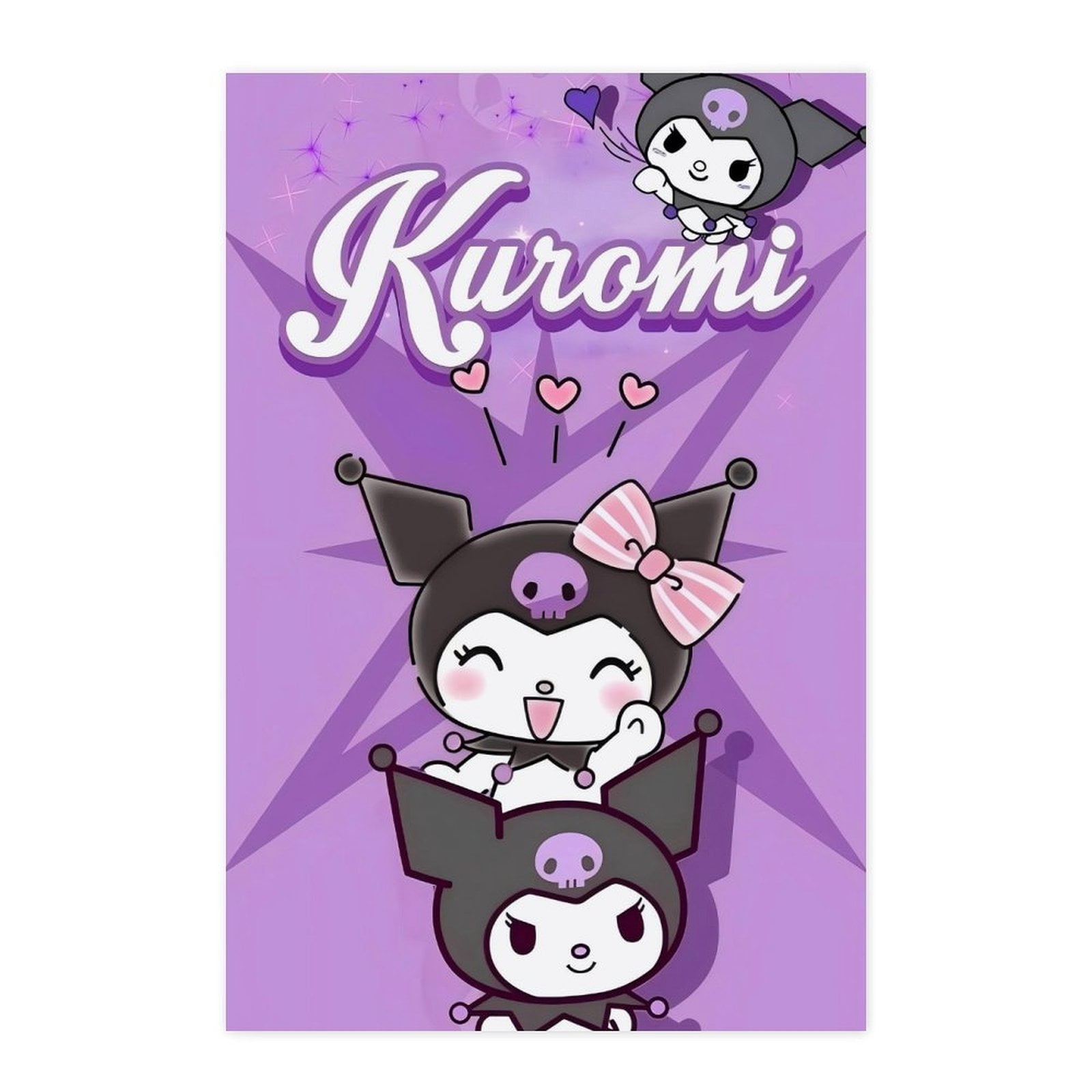 Kuromi Anime stickers posters wall decoration 30*45（cm） - Walmart.com