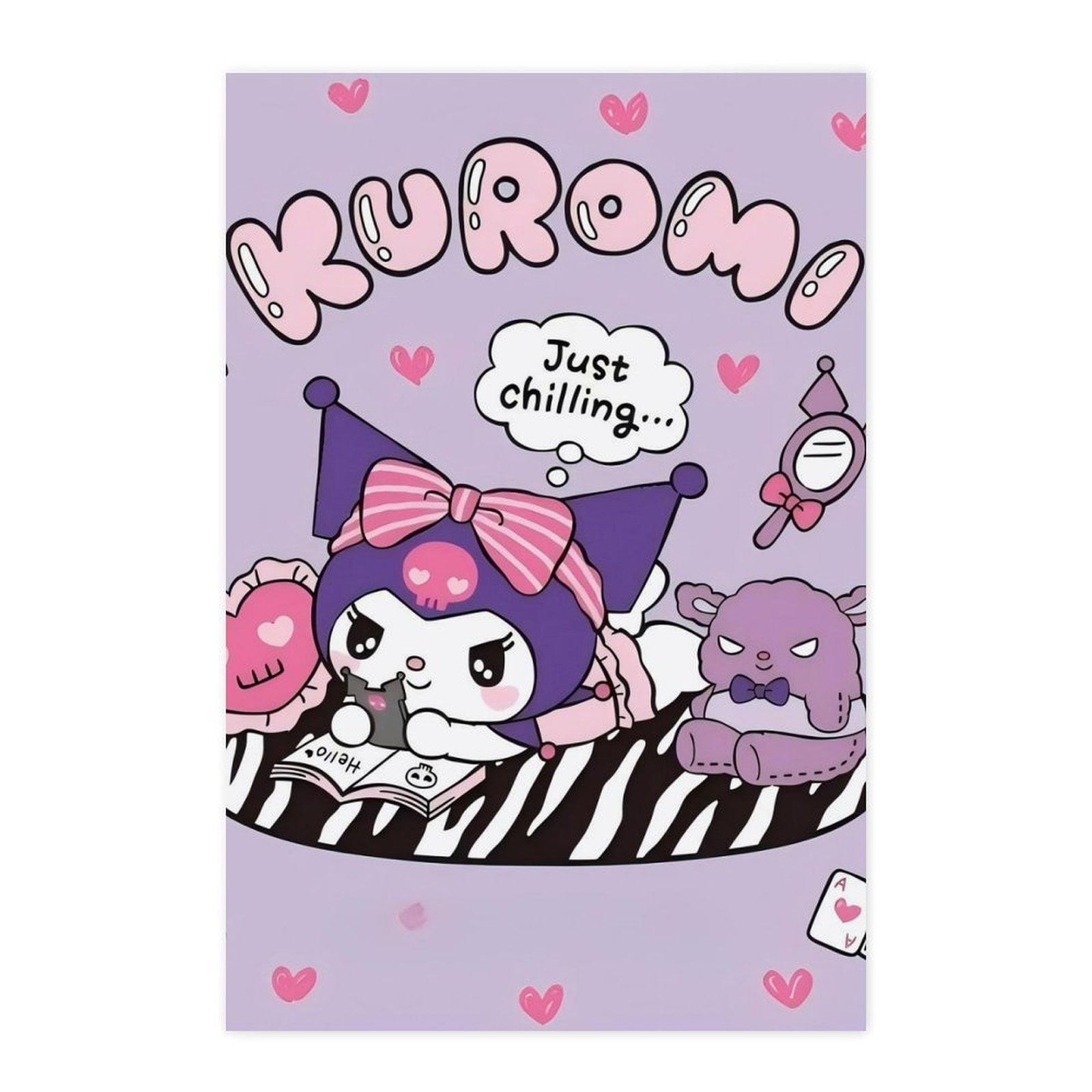 Kuromi Anime stickers posters wall decoration 30*45（cm） - Walmart.com