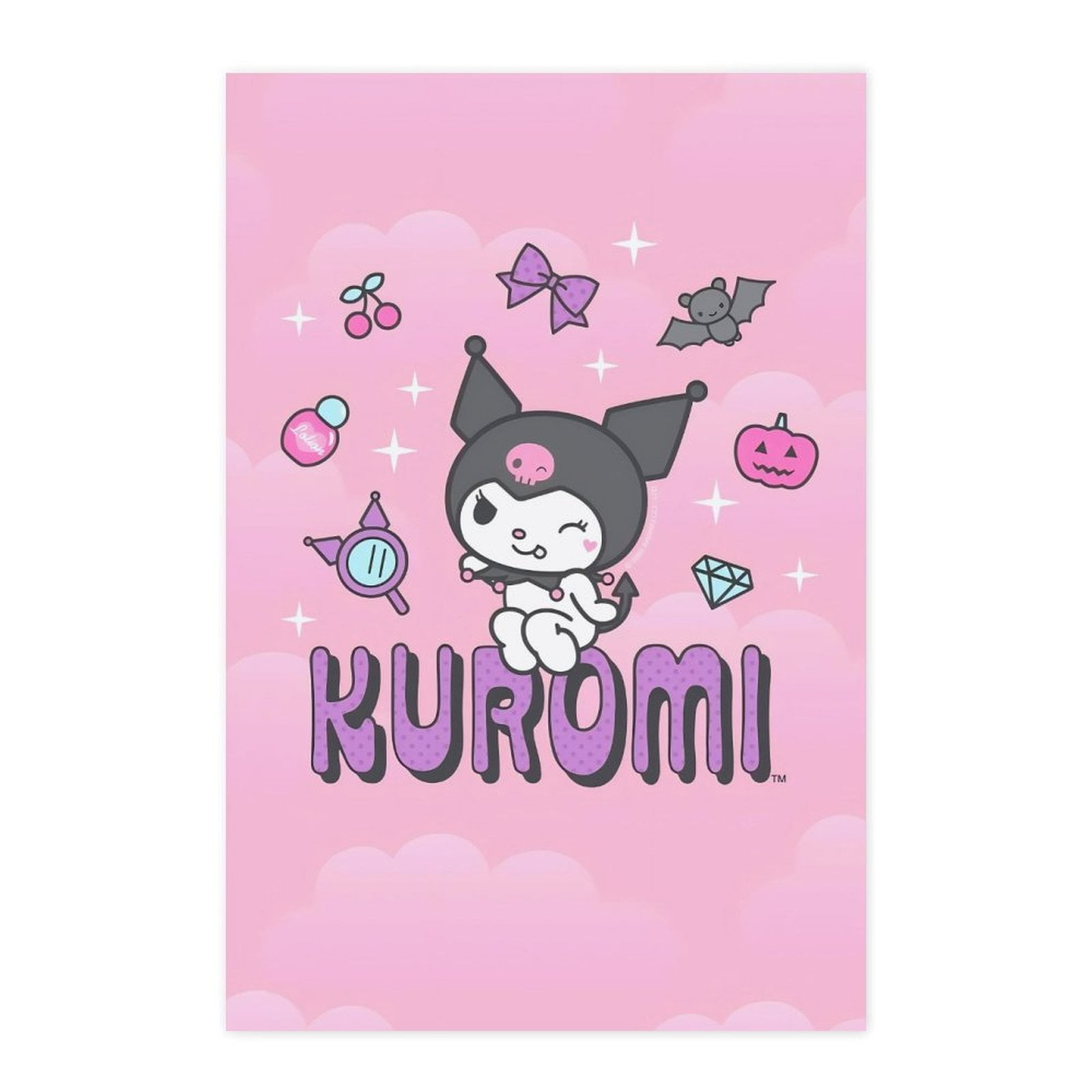 Kuromi Anime stickers posters wall decoration 40*60（cm） - Walmart.com