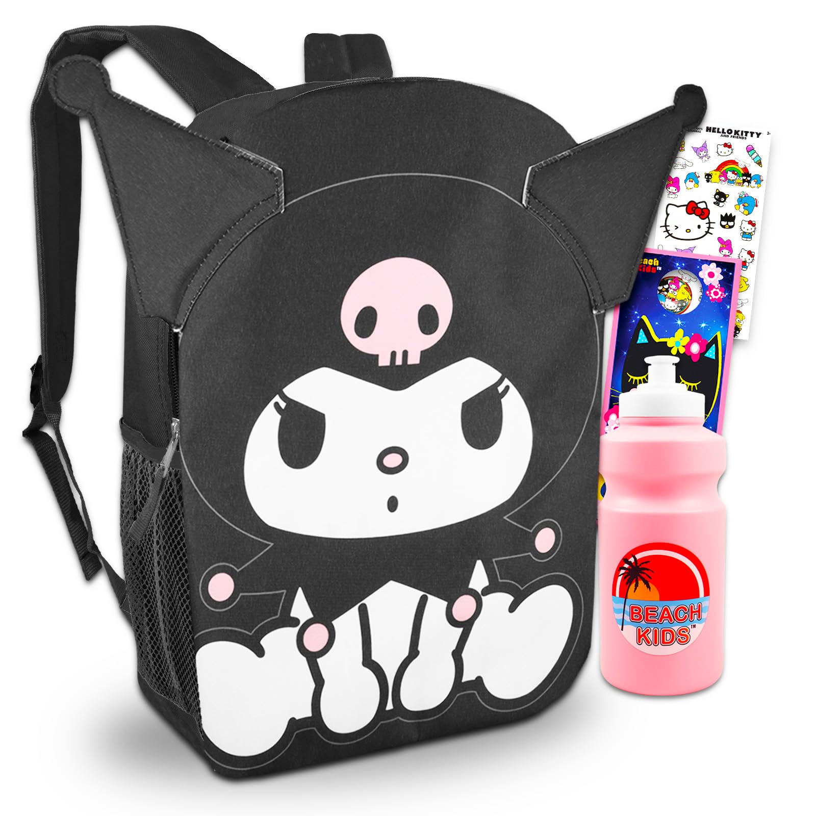 Kuromi Backpack Accessories for School - 16” Kuromi School Backpack ...