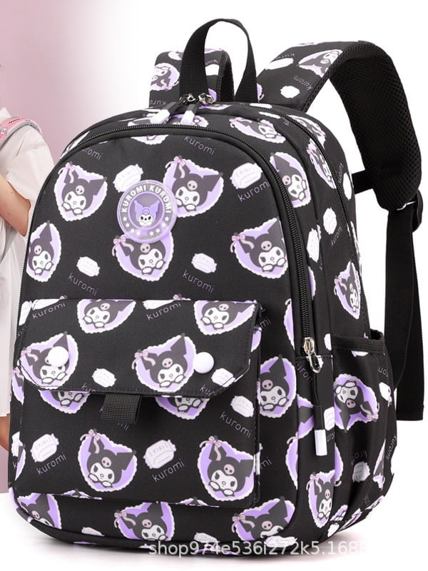 Kuromi Backpack Anime Backpack for Teen Elementary Primary Middle High ...