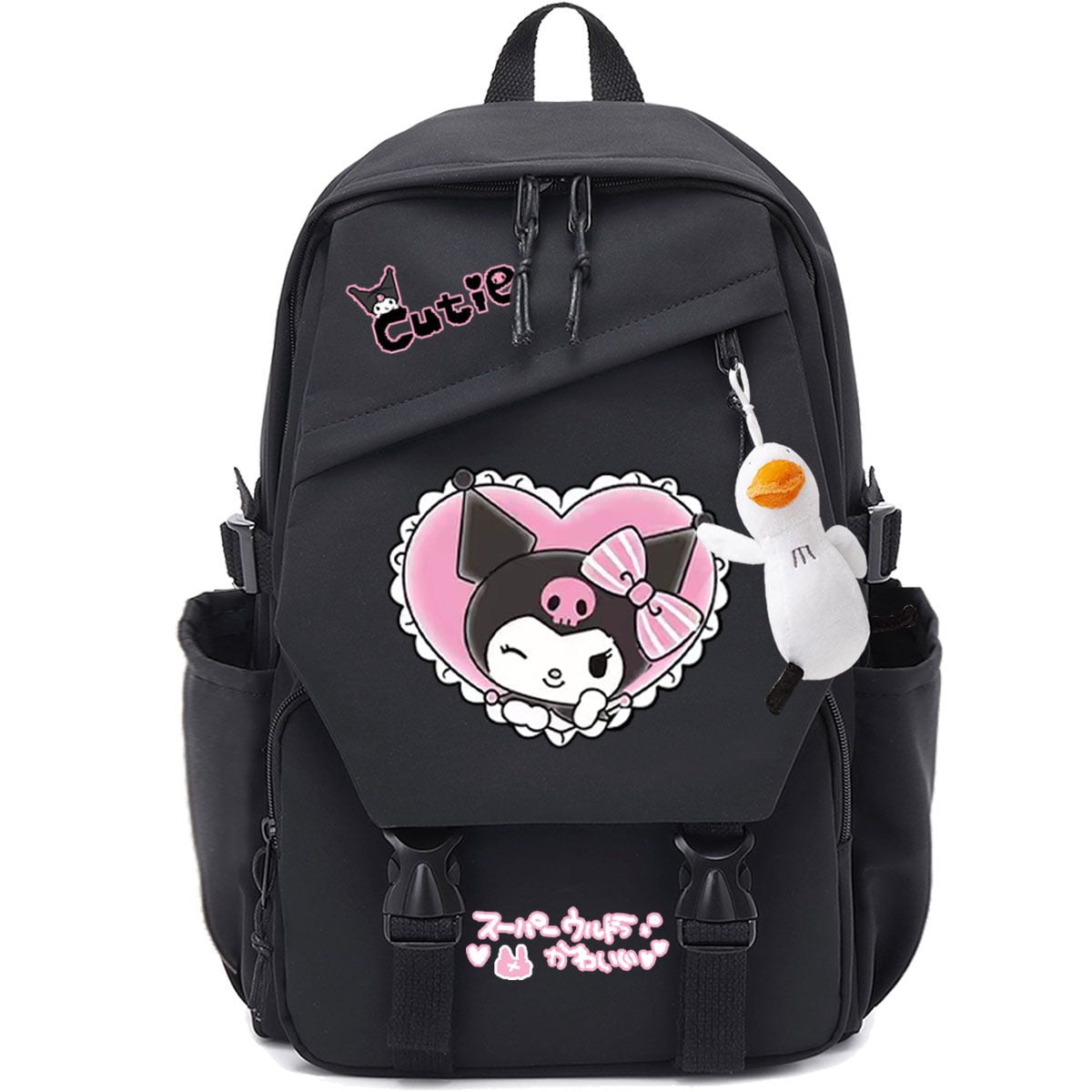 Kuromi Backpack Campus Style Cute Small Large Capacity Sanrio Schoolbag ...