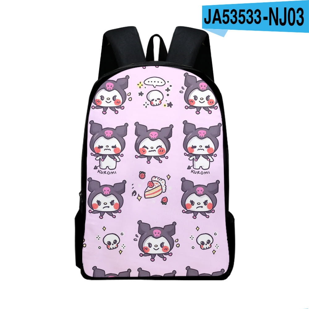 Kuromi Backpack| Gamer Black Rucksack | Green Creeper Zombie Skeleton ...