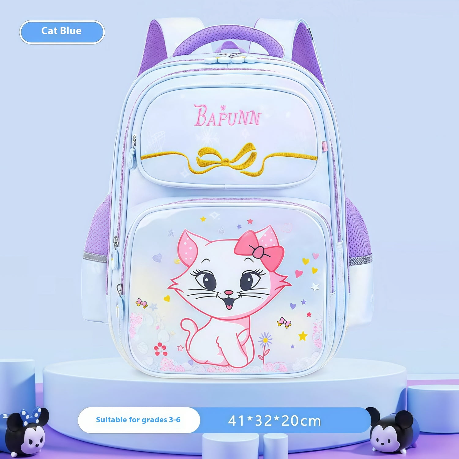 Kuromi Backpack for Kids, Cute Kawaii Pink School Bag with Adjustable ...