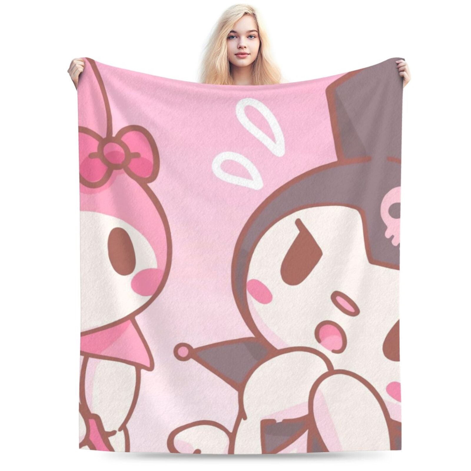 Kuromi Blanket, Anime Throw Blanket For Couch Sofa Bed, Soft Cozy ...
