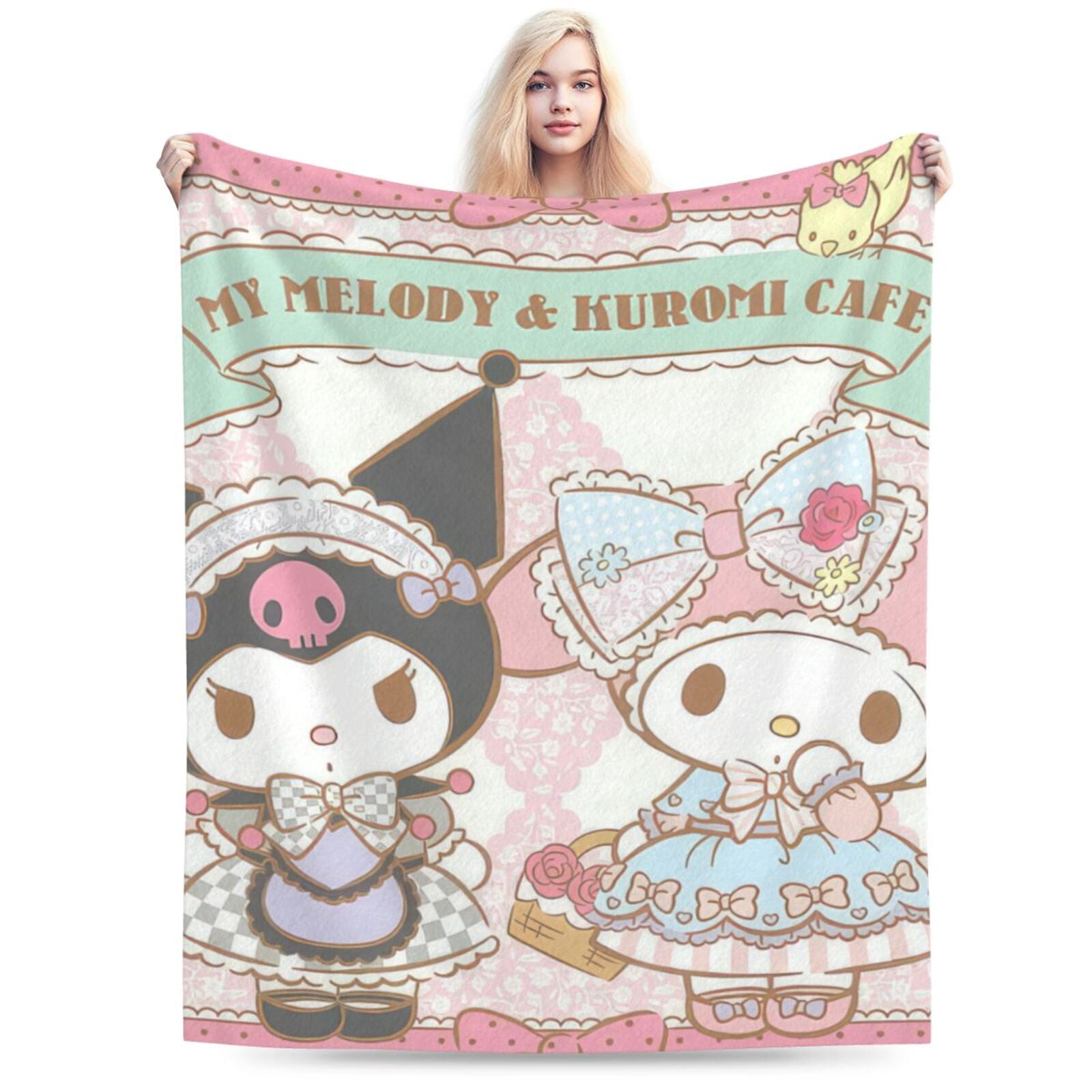 Kuromi Blanket, Anime Throw Blanket For Couch Sofa Bed, Soft Cozy ...