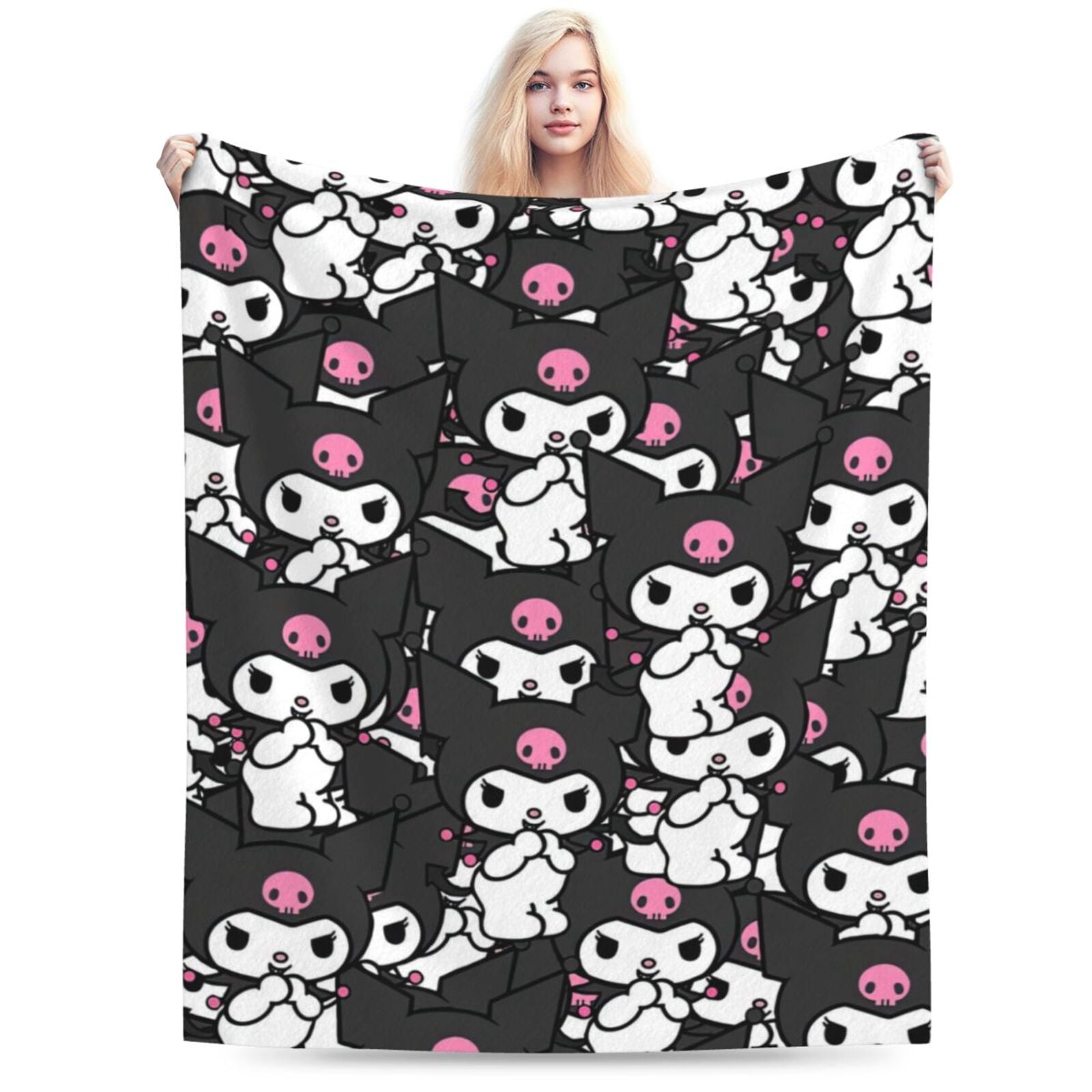 Kuromi Blanket, Anime Throw Blanket For Couch Sofa Bed, Soft Cozy ...