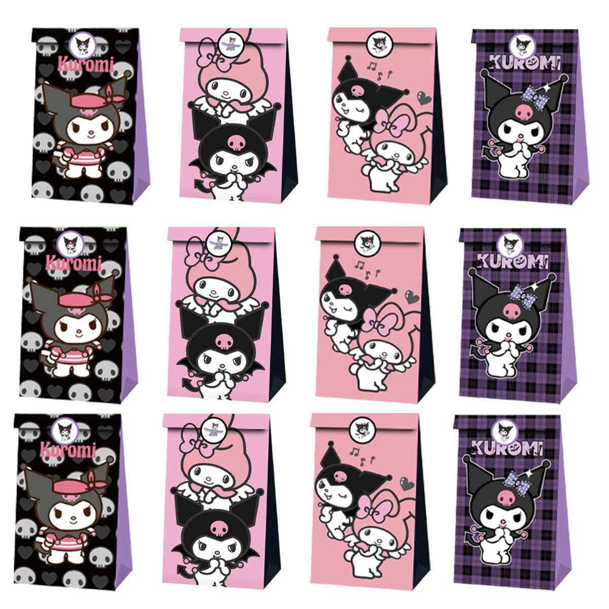Kuromi Candy Bags Birthday Goodie Party Favor Decorations Treat ...